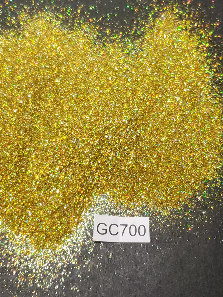Gold Holographic - Hexagon - Ultra Fine - GC700 – Glitzy City LLC
