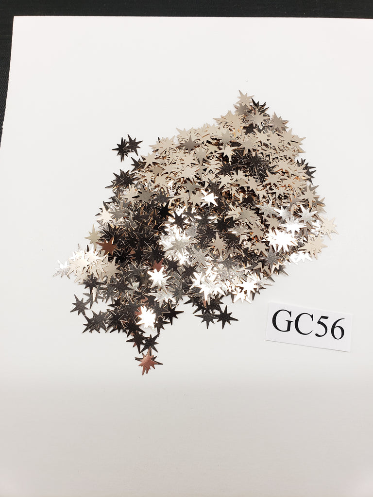 Exploding Star - Silver Gold -GC56 – Glitzy City LLC